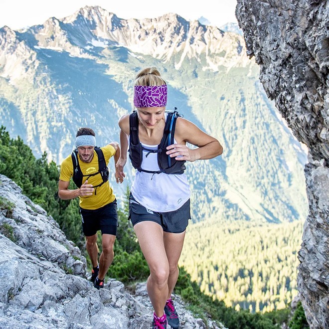 Startschuss für den Via Mala Trail Rucksack